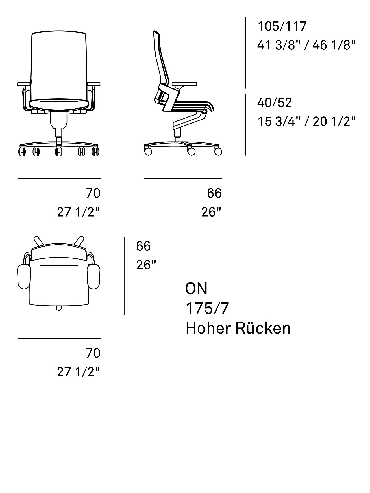 Wilkhahn ON office chair - ergonomic and flexible for your office.