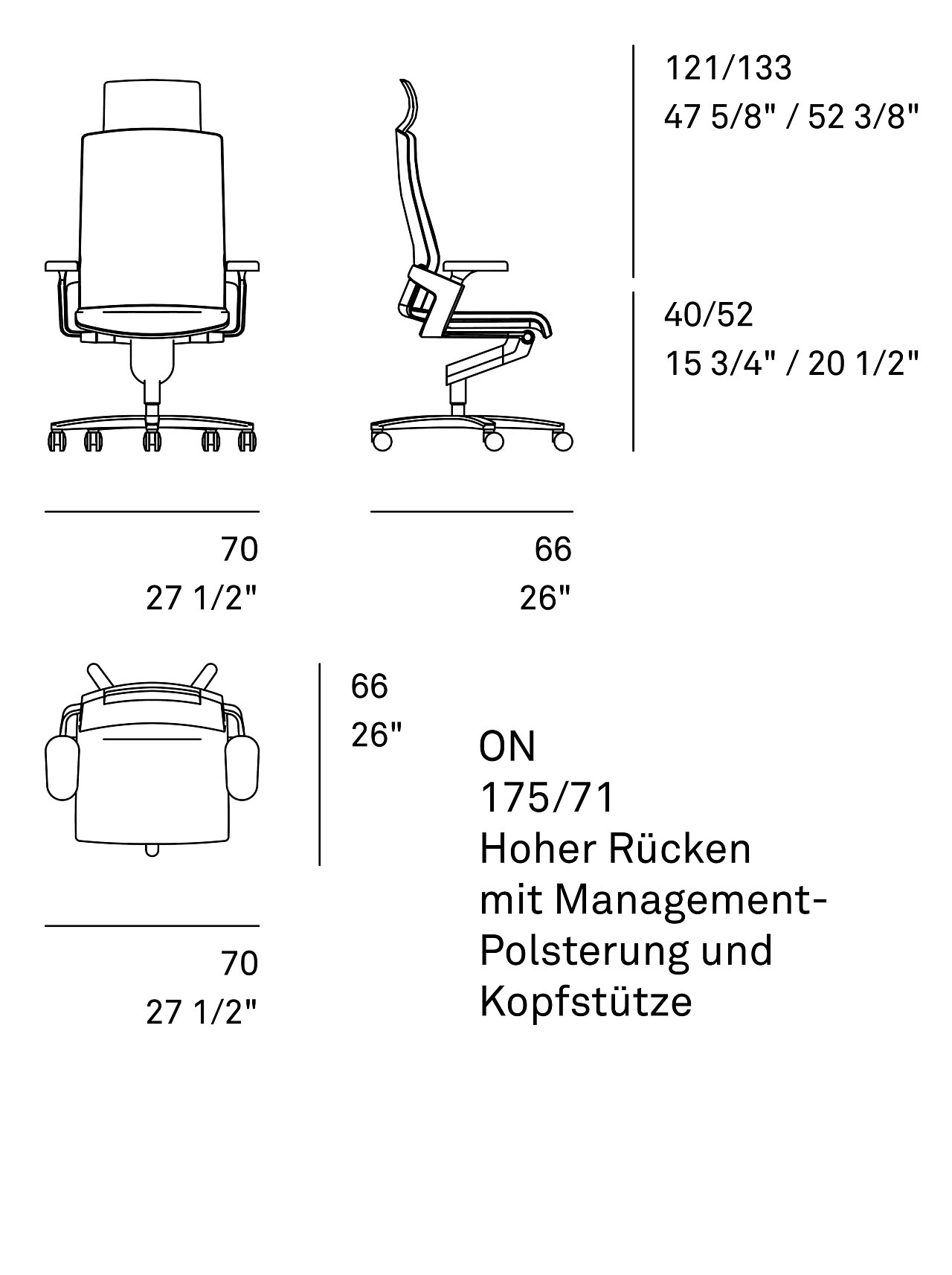 Wilkhahn ON office chair - ergonomic and flexible for your office.